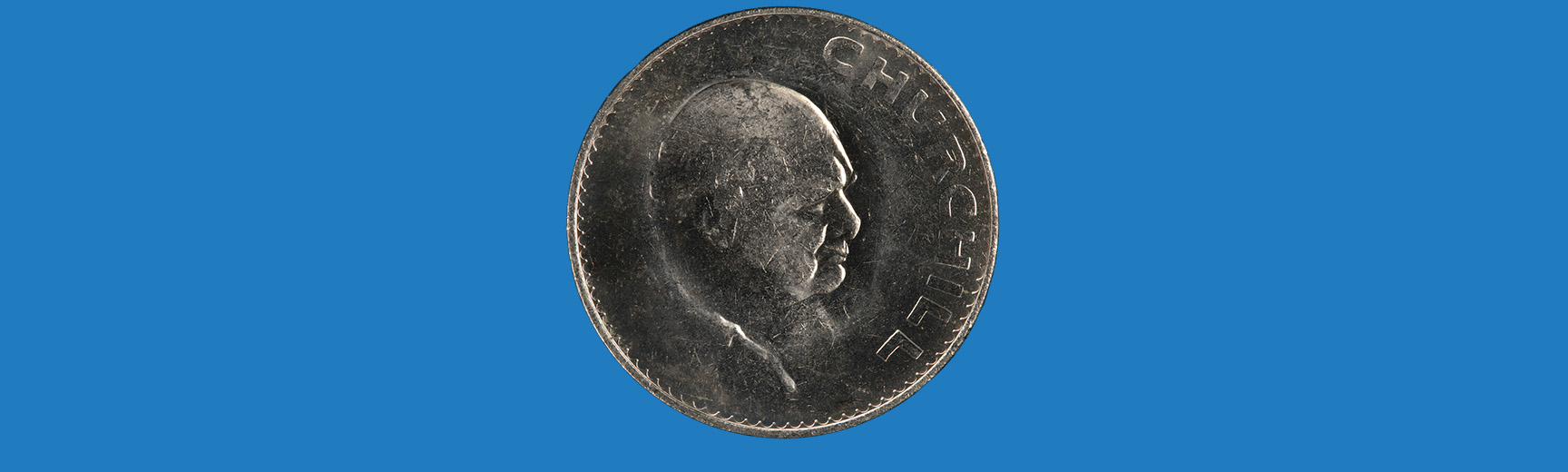 SIR WINSTON CHURCHILL AT 150 MONEY GALLERY DISPLAY | Ashmolean Museum