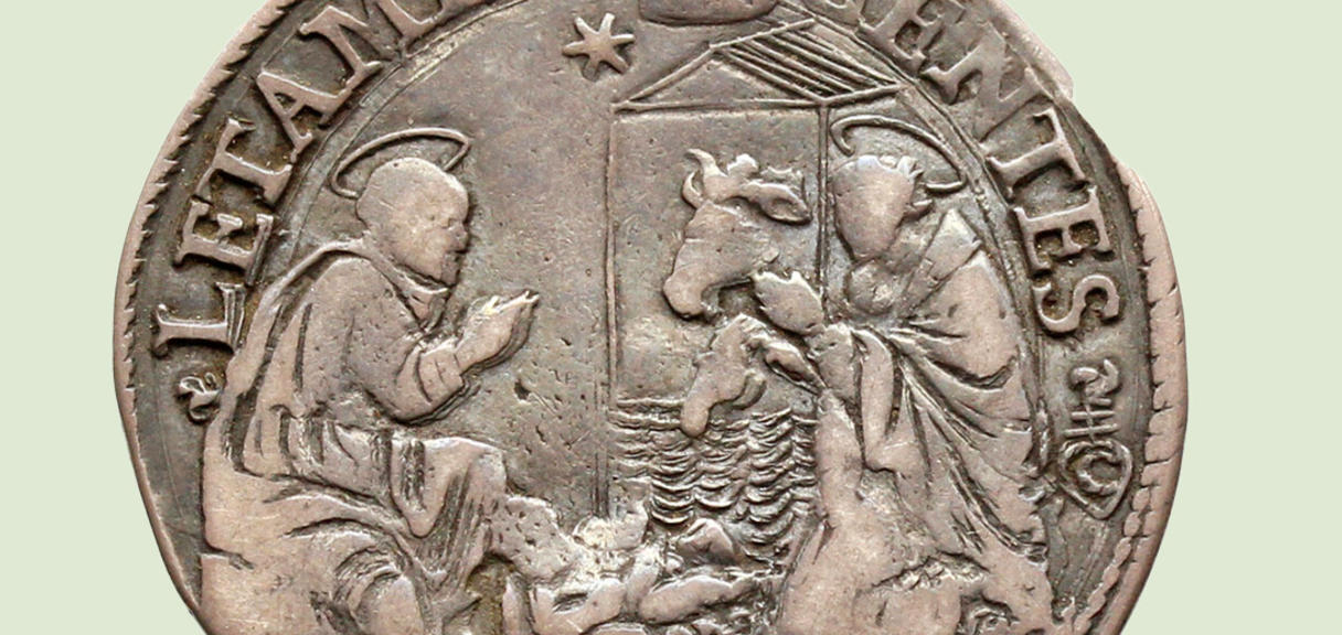 ADVENT SILVER COIN WITH NATIVITY | Ashmolean Museum